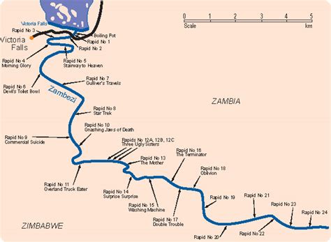 Zambezi River On Map