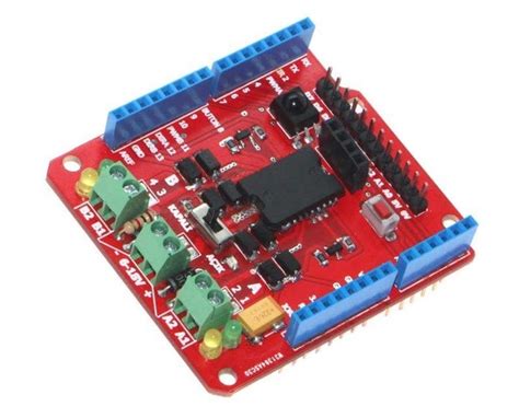Arduino Dual Motor Driver Shield MotoZade Sumozade Com