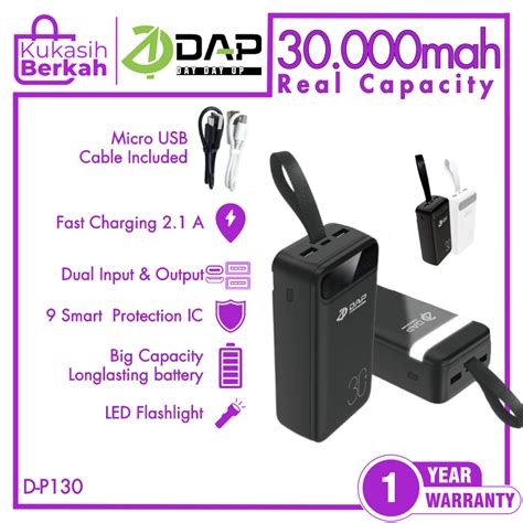 Jual Powerbank MAh Fast Charging A Dual Input Port Type C