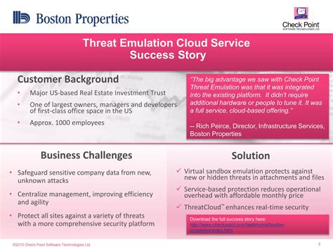 Check Point Sandblast Threat Emulation Customer Success Presentation Pptx