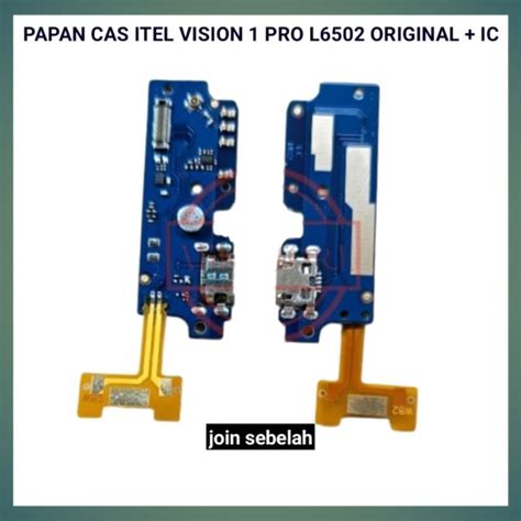 ORIGINAL PLUS Original ITEL VISION 1 PRO L6502 CHARGER CONNECTOR PCB CAS BOARD PLUS IC Shopee