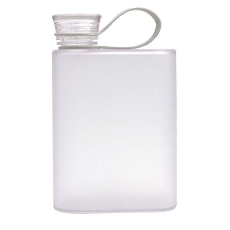 slim functional travel sturdy sleek space saving flask water bottle