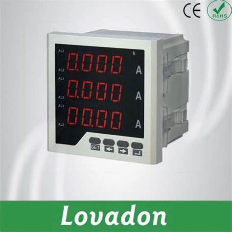 Lcd Digital Los Amperímetros Amperímetro Medidor Eléctrico Trifásico
