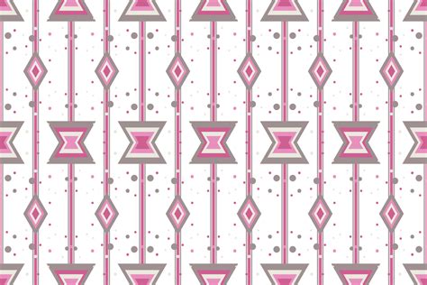 Trendy Modern Geometrical Shapes Seamless Pattern It Consists Of A Polyhedron Such As A Circle