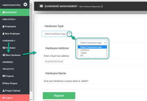 Managing Hardware Fabstation