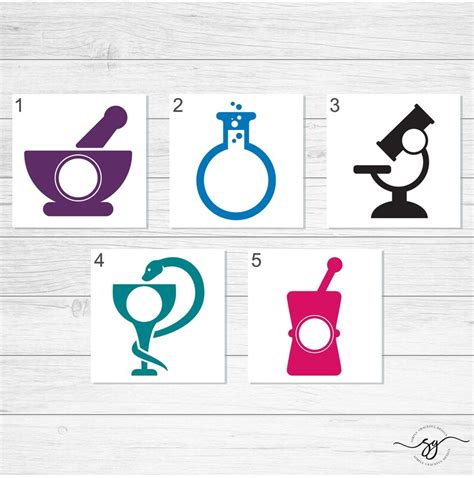 Pharmacist Monogram Pharmacy Decal Pharmacy Technician T Etsy