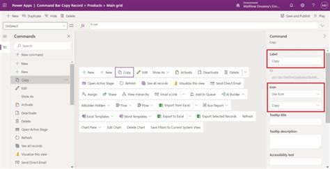 Customize The Command Bar In A Power Apps Model Driven App