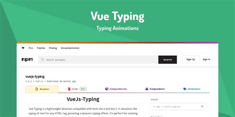 Vue Typing Typing Animations Made With Vuejs