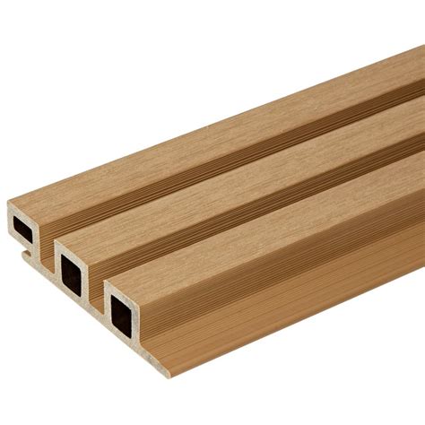 Bm Architectural Natural Oak Composite Slatted Cladding Board Ims