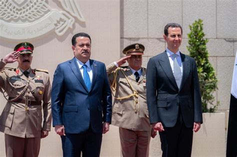 Iraqi Pm Sudani And Syrias Assad Hold Talks In Damascus Politics