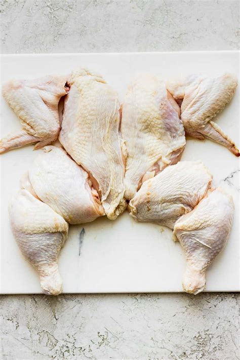 How To Cut A Whole Chicken Into 8 Pieces Feel Good Foodie