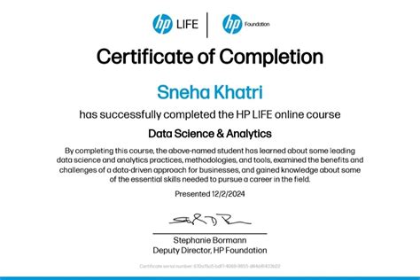 sneha khatri on linkedin datascience analytics certification lifelonglearning careergrowth
