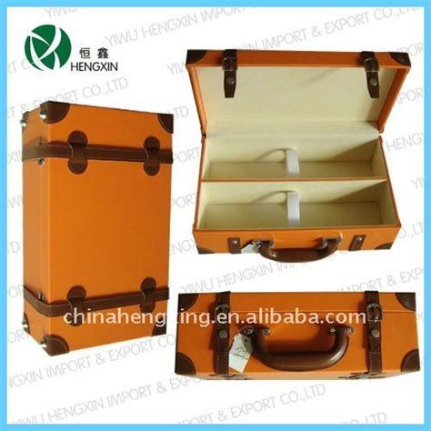 Pu Leather Wine Storage Box Beauty Red Wine Box Setchina Hengxin Price