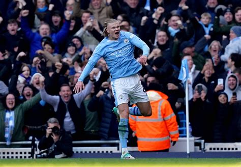 Haaland Erzielt Doppelpack Bei City Sieg Gegen Everton
