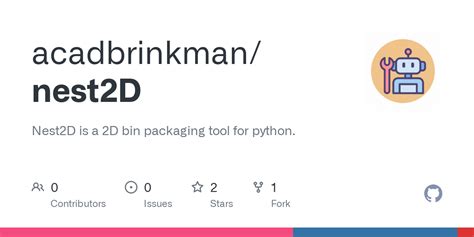 Github Acadbrinkman Nest D Nest D Is A D Bin Packaging Tool For Python