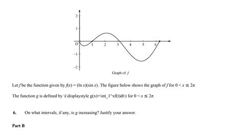 Solved Let F ﻿be The Function Given By F X Lnx Sinx