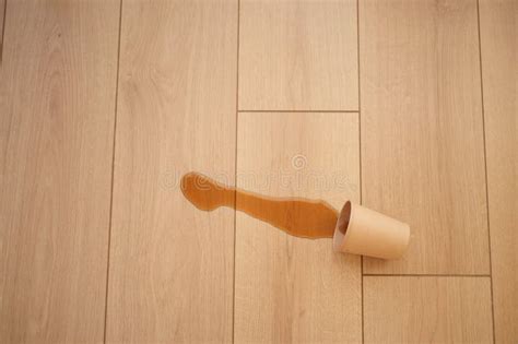 Soft Drinks Or Liquid Spilled On A Floor Stock Image Image Of Drink
