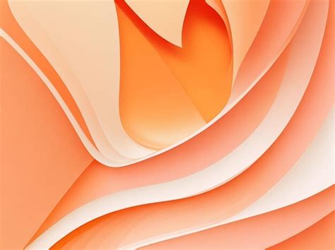 Premium Photo Abstract Tangerine Delight Luminous Background