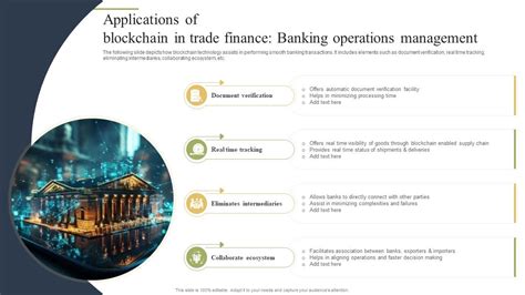 Applications Of Blockchain In Trade Finance Banking How Blockchain Is Reforming Trade Bct Ss Ppt