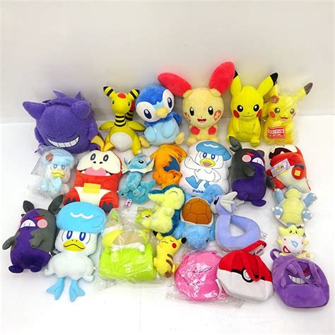 Yahooオークション 中古 ポケットモンスター ぬいぐるみ クッショ