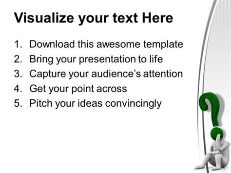 Think Of The Solution To The Problem PowerPoint Templates Ppt Backgrounds For Slides