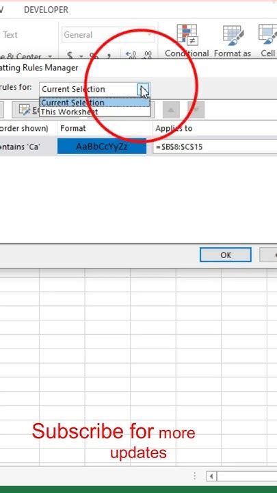 Delete Conditional Formatting Rules In Excel Excel Excelforbeginners Advanceexcel