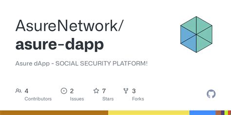 Github Asurenetworkasure Dapp Asure Dapp Social Security Platform