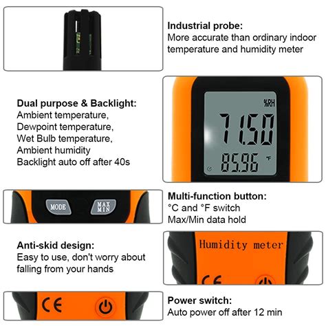 Digital Hydro Meter For Ambient Conditions
