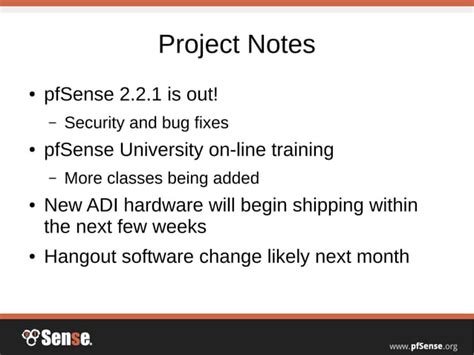 Bandwidth Monitoring Pfsense Hangout March 2015 Ppt