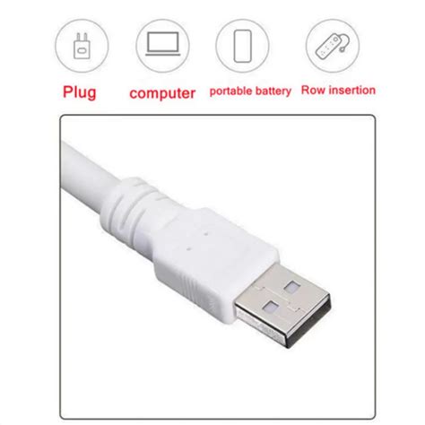 Usb 충전식 휴대용 Led 테이블 램프 책상 보조베터리 독서 조명 빛 티몬