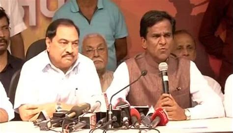 Bjps Eknath Khadse Resigns As Maharashtra Minister Says I Am A