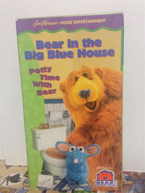 BEAR IN THE Big Blue House Potty Time Avec Ours VHS EUR 9 84 PicClick FR