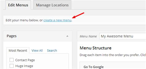 customize menus in wordpress beginner s guide with screenshots