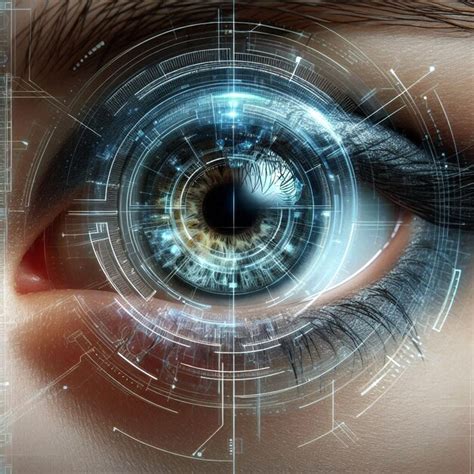 The Eye Iris Unique Identifiers For Personal Identification And Security Premium Ai Generated