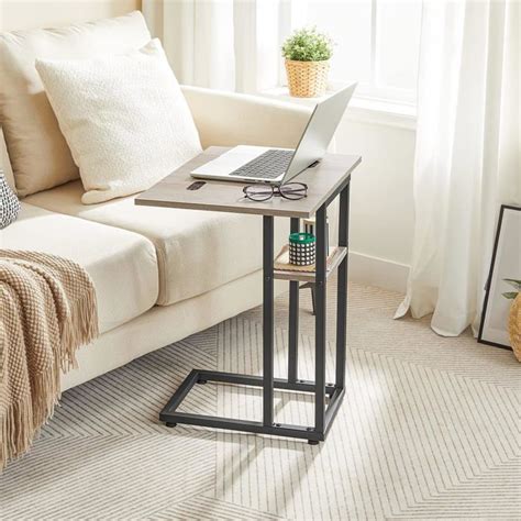 Table DAppoint De Canap Pliable En Forme De C Petite Table Basse De