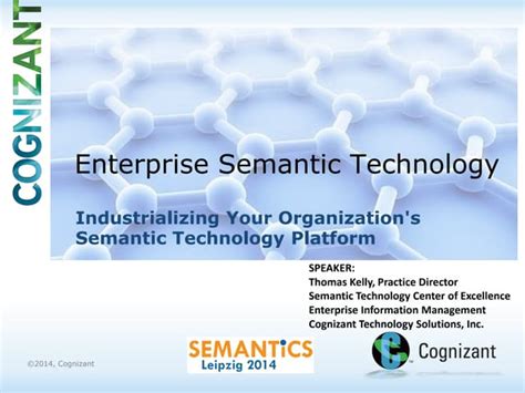 Enterprise Semantic Technology Ppt