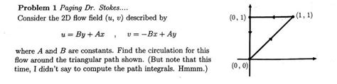 solved problem 1 paging dr stokes consider the 2d flow