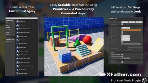 Unreal Engine Blockout Tools Plugin V151 50 Gfxfather
