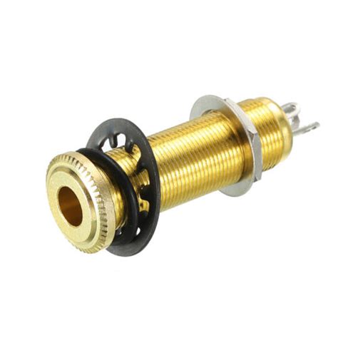 Guitar Bass 1 4 Stereo Mono Barrel Jack Input Output Cylinder Plug