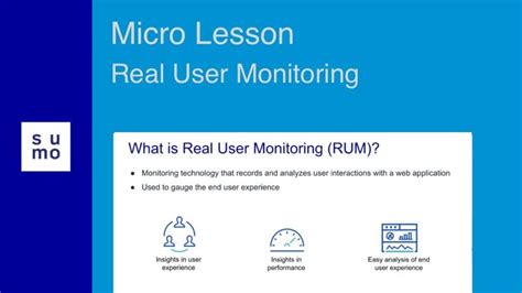 Sumo Logic On Linkedin Micro Lesson Real User Monitoring Rum