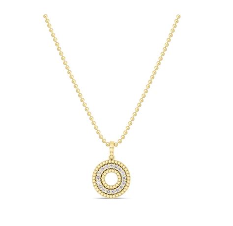 Roberto Coin Diamond Circle Necklace Simmons Fine Jewelry