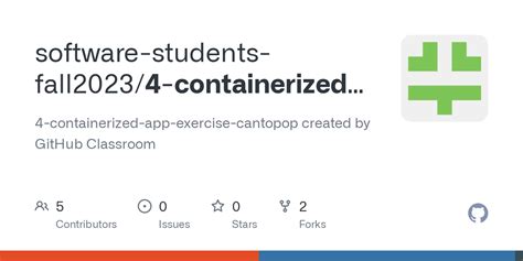 GitHub Software Students Fall2023 4 Containerized App Exercise