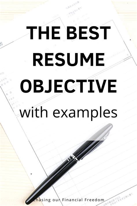 Best Resume Objective With Examples