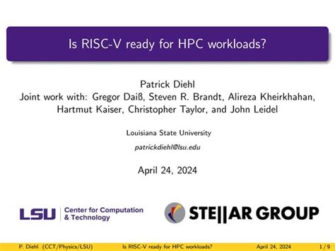 Is Risc V Ready For Hpc Workload Maybe Pdf Operating Systems