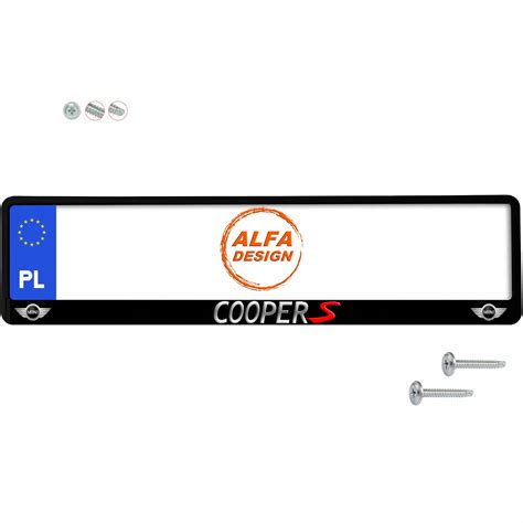 MINI COOPER S ramki pod tablice rejestracyjne 1szt za 24 99 zł z Łuków