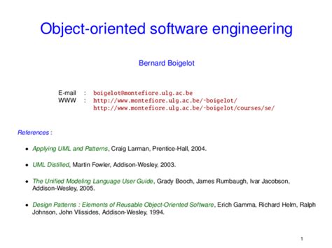pdf object oriented software engineering