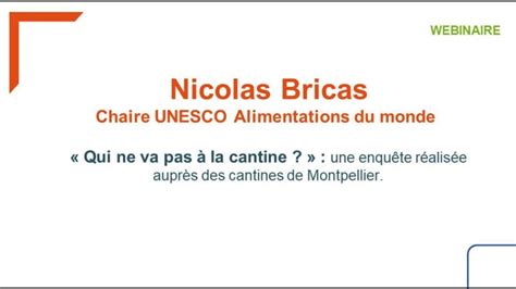 Diagnostiquer la précarité alimentaire Webinaire 2 Nicolas Bricas