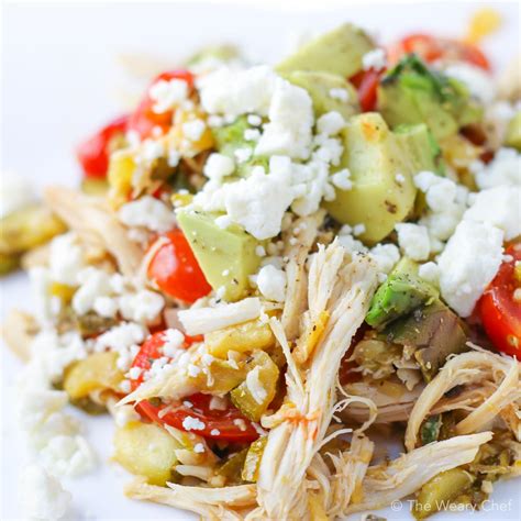 Rotisserie Chicken Stir Fry With Feta Cheese And Vegetables The Weary