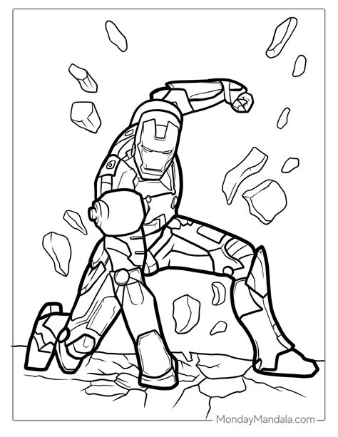 24 Iron Man Coloring Pages Free Pdf Printables Artofit