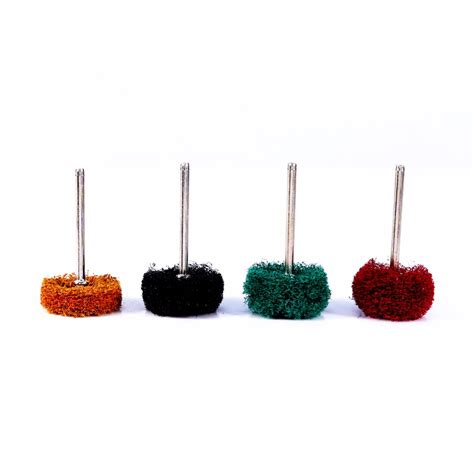 12pcs Four Colors Abrasive Wheel Buffing Polishing Wheel Set For Rotary